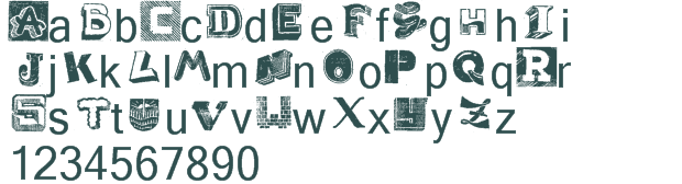 Weird Cuts Font Download Free truetype 